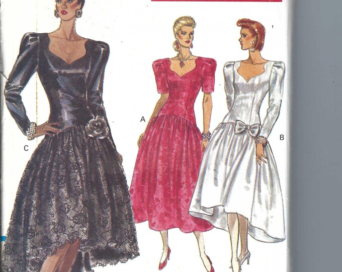 Uncut Vogue Sewing Pattern 7614 Women's Evening Dress Sewing Pattern ...