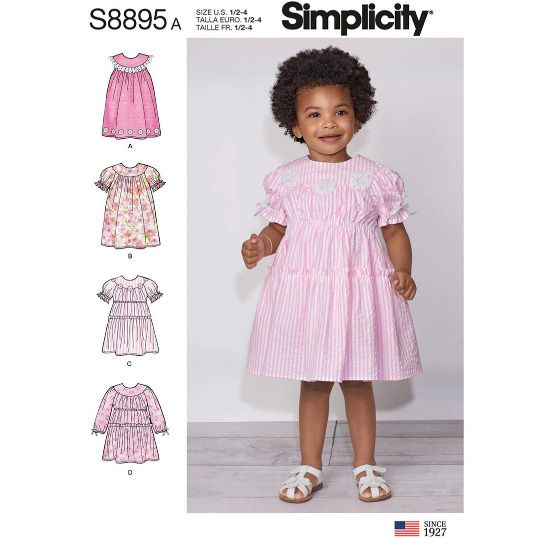 Uncut Toddler's Dresses | Simplicity Sewing Pattern 10123 8895 10123 ...