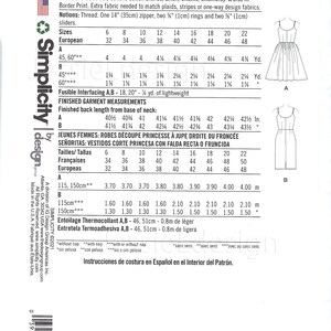 Uncut Simplicity Sewing Pattern 9291 Misses Dress Size 6-14 14-22 FF - Etsy