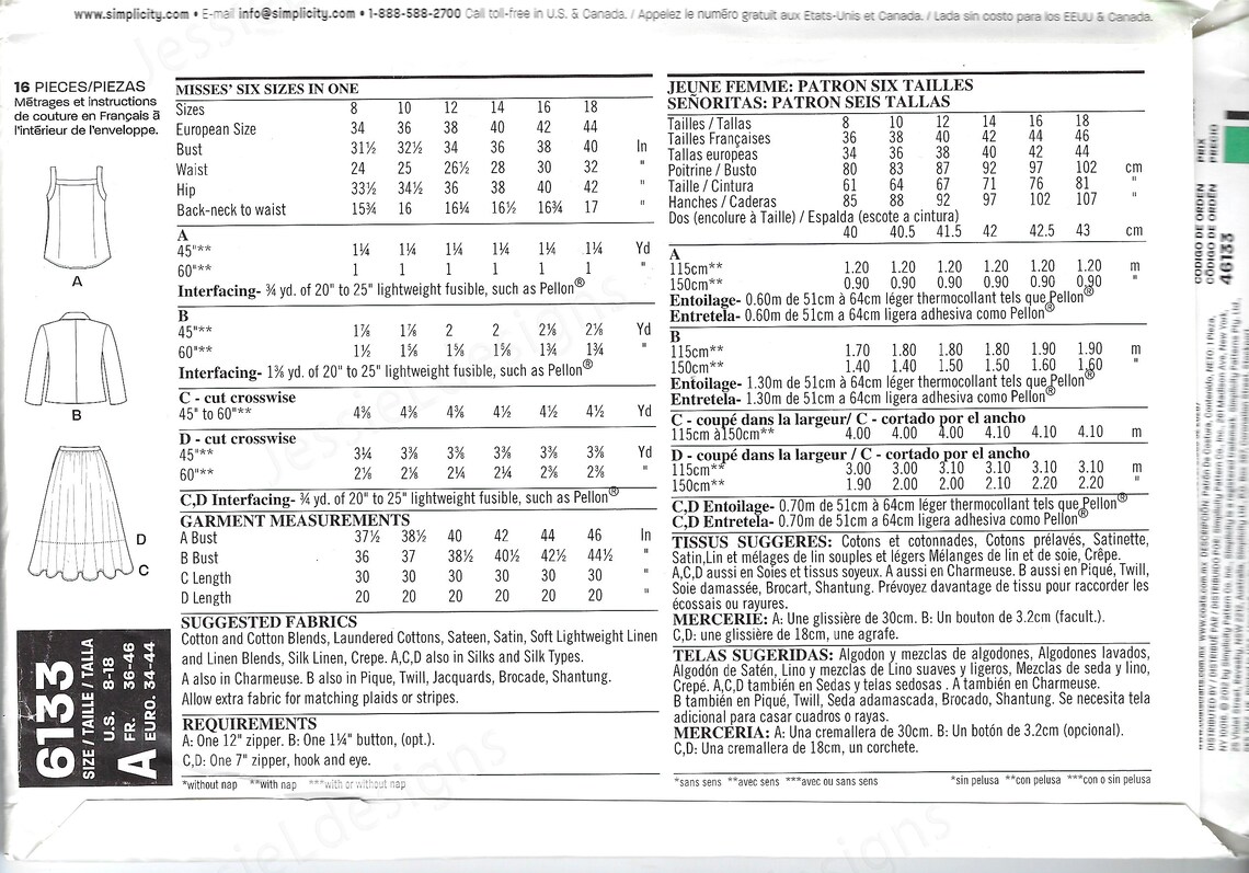 Uncut New Look Sewing Pattern 6133 Misses' Flared Circle | Etsy