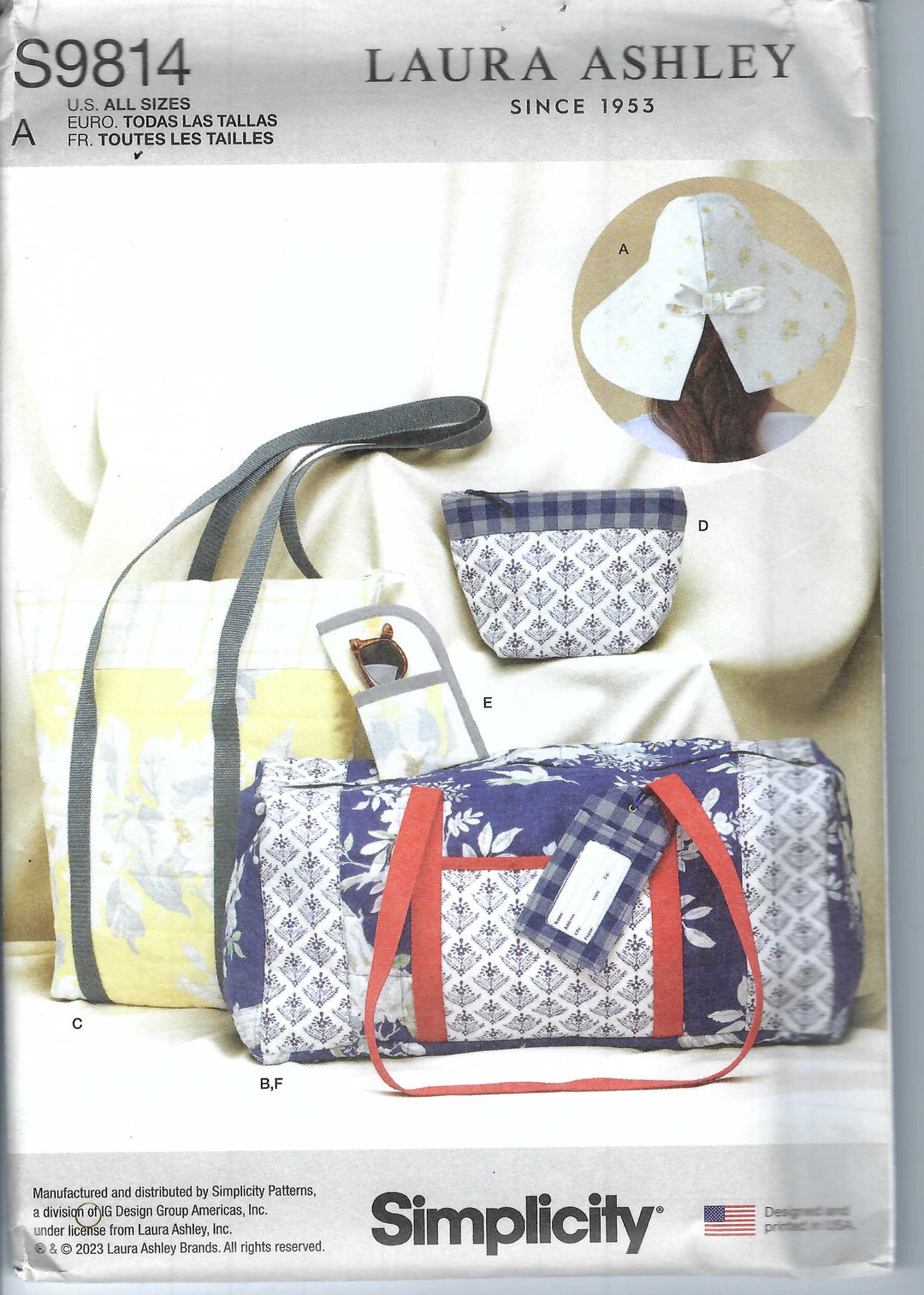 Uncut Simplicity Sewing Pattern 9814 Children's Back to School Bags by ...