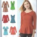 Uncut Simplicity Sewing Pattern 9183 Sewing Pattern Misses Tunic Top ...