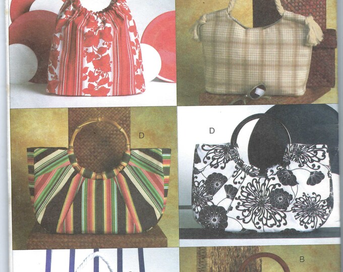 Uncut Vogue Sewing Pattern Accessories 7889 Handbag Purse Pattern With ...