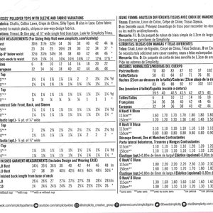 Uncut Simplicity Sewing Pattern 8417 Tops Pattern Size H5 U.S. 6-14 14 ...