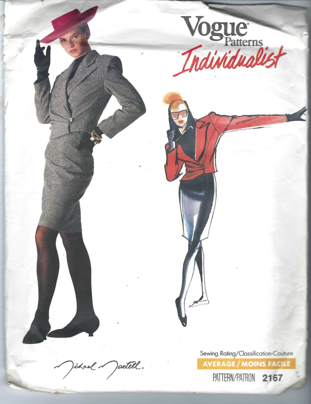 Uncut Vintage Vogue Sewing Pattern 2167 UNCUT Ladies Suit Size 14 ...