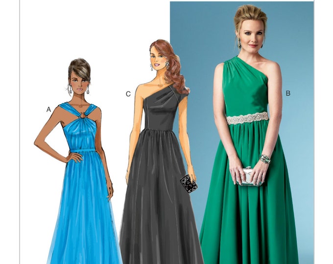 Uncut Butterick Sewing Pattern B5987 5987 Misses' Gathered Floor-length ...