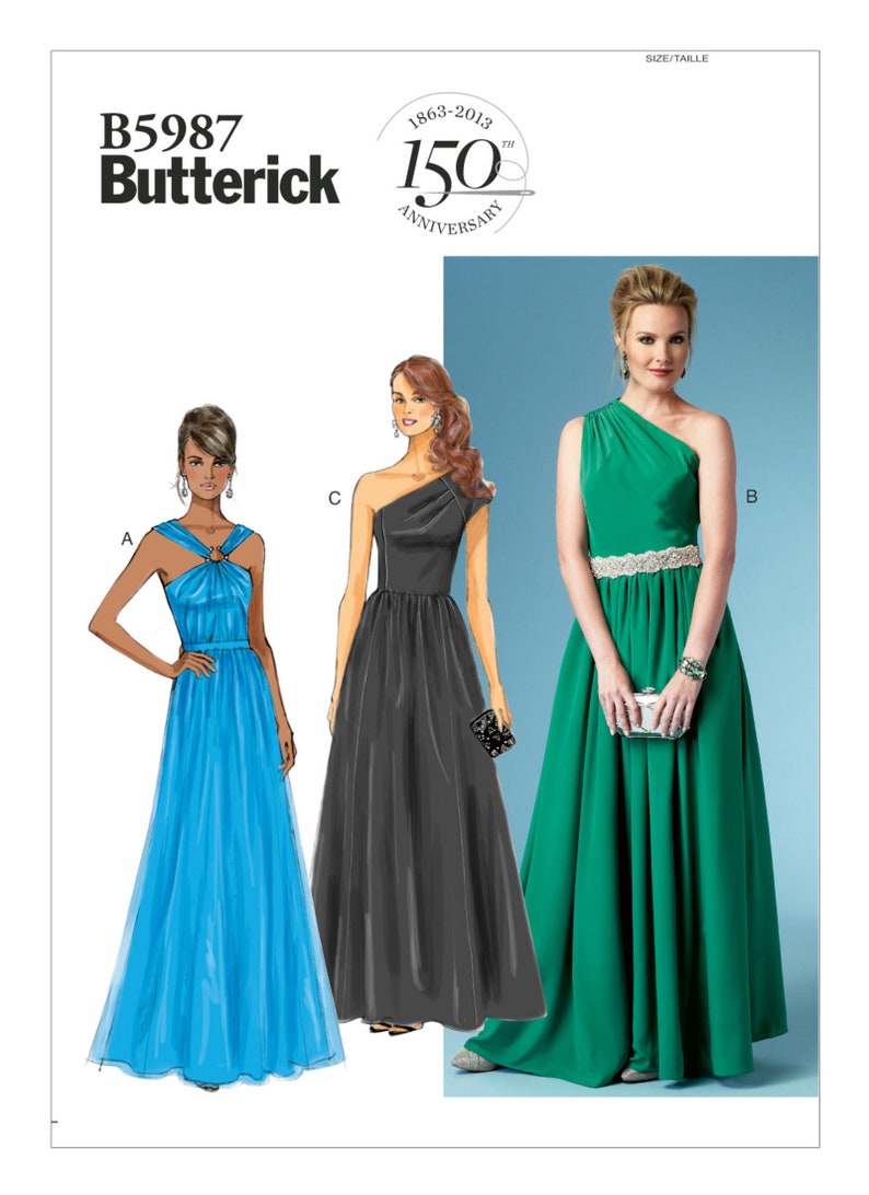 Uncut Butterick Sewing Pattern B5987 5987 Misses' Gathered - Etsy