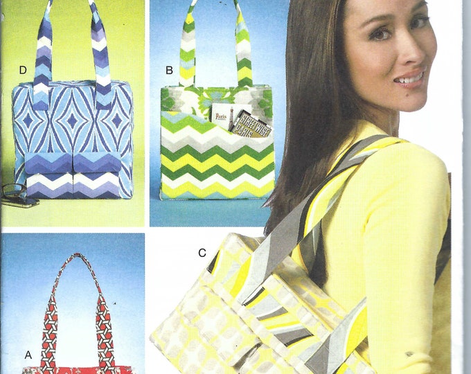 Uncut Butterick Sewing Pattern Waverly Lined Tote Bag Sewing Pattern ...