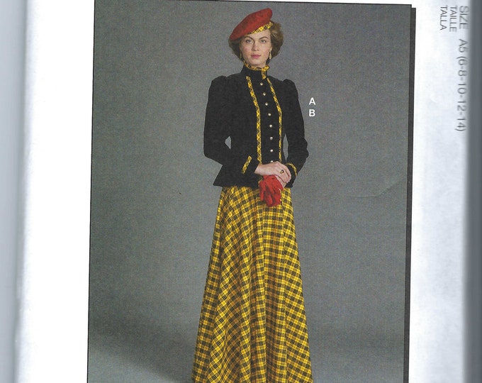 Uncut Mccalls Sewing Pattern 8077 Misses' Historical Steampunk Jacket ...