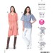 Uncut Burda Style Sewing Pattern 6129 Knee Length Dress and Tunic Size ...