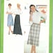 Uncut Simplicity Sewing Pattern 10116 8874 A-line Flared Dress, 2 ...