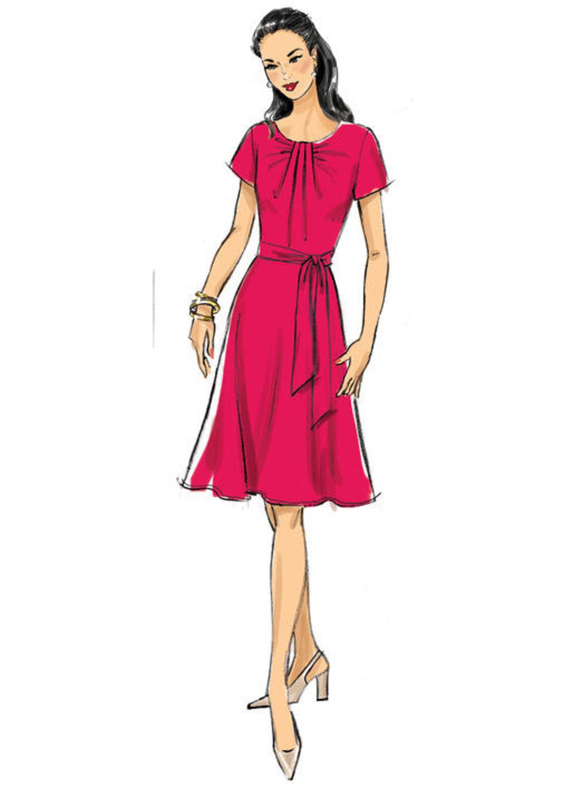 Uncut Butterick Sewing Pattern B6704 6704 Misses' Dress & - Etsy