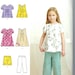 Uncut Simplicity Sewing Pattern 11097 9321 Children's Tucked Tops ...