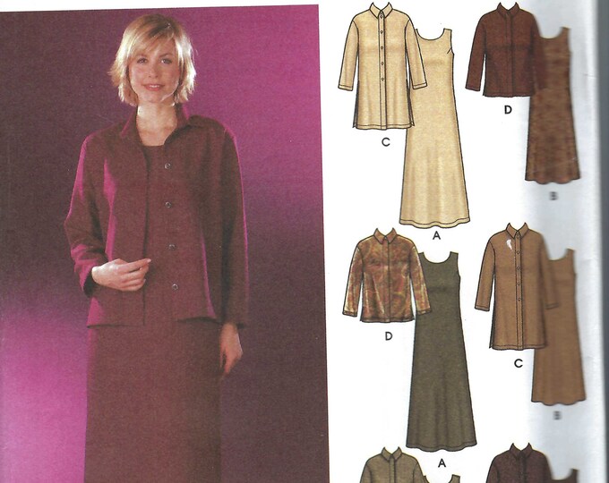 Uncut Simplicity Sewing Pattern 5189 Misses'/miss Petite Pullover Dress ...