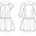 Uncut Butterick Sewing Pattern B6484 6484 Misses' Square-neck Dropped ...