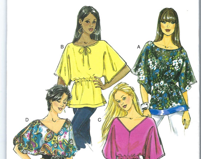 Uncut Butterick Sewing Pattern Womens Tunic Sewing Pattern, Very Easy ...