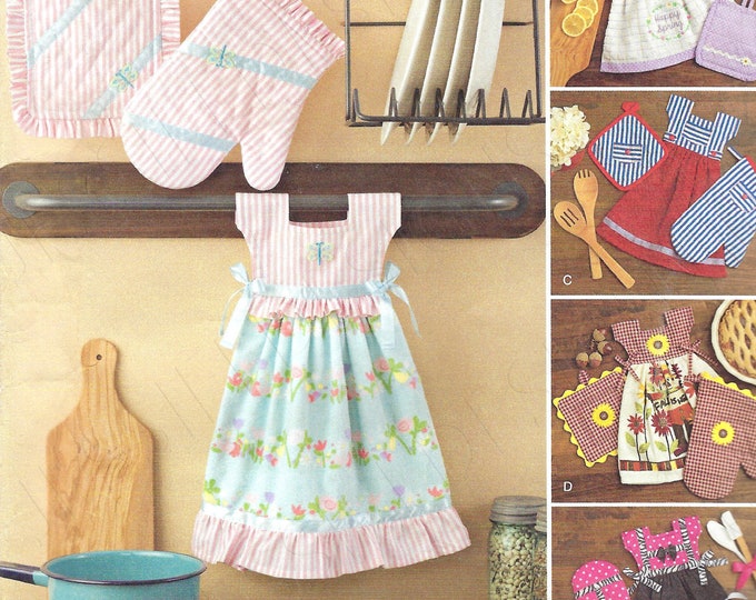 Uncut Simplicity Sewing Pattern 8109 Towel Dresses, Pot Holders and ...