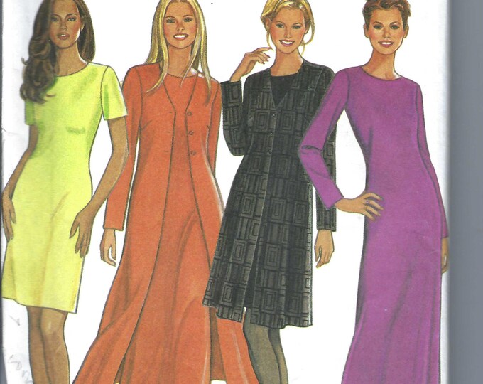 Uncut New Look Sewing Pattern 6682 - Misses' Dress, Coat and Jacket ...