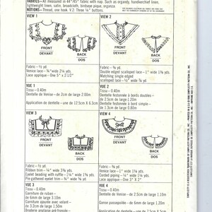 Uncut Vintage Simplicity Sewing Pattern 7994 - Child's Set of Collars ...