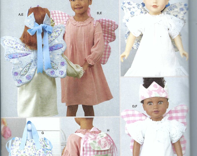 Uncut Simplicity Sewing Pattern 9765 Children's Wings Crown, Tote ...