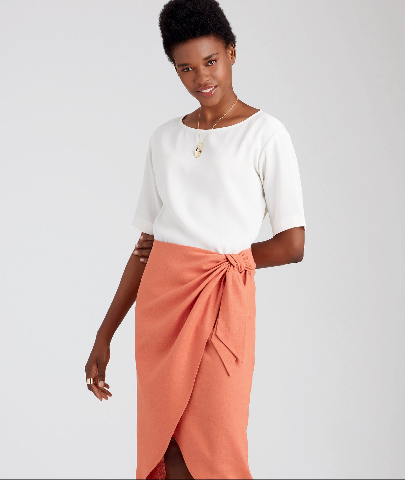 Uncut Simplicity Sewing Pattern 10430 S9048 9048 Misses' Sarong Skirt ...