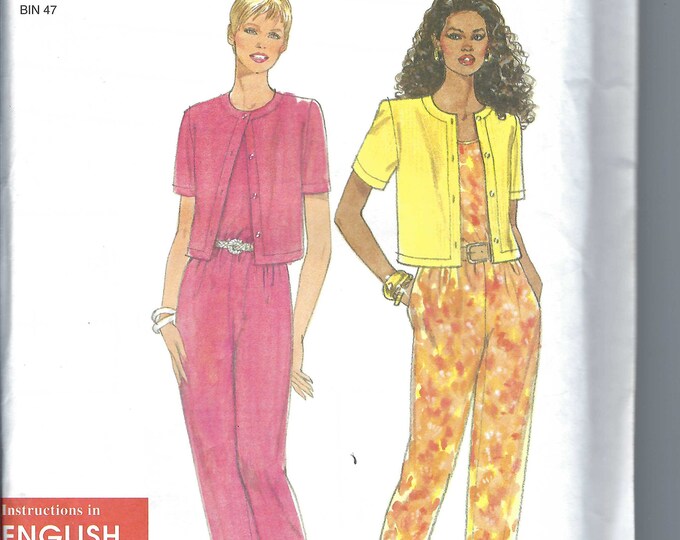 UNCUT Vintage Simplicity Sewing Pattern JUMPSUIT Pattern • Simplicity ...