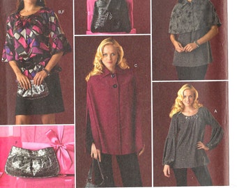 Uncut Mccalls Sew Sewing Pattern 7390 Misses' Split-neck, Seam-detail ...