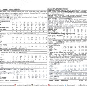 Uncut Simplicity Sewing Pattern 8064 Little Girl's - Etsy