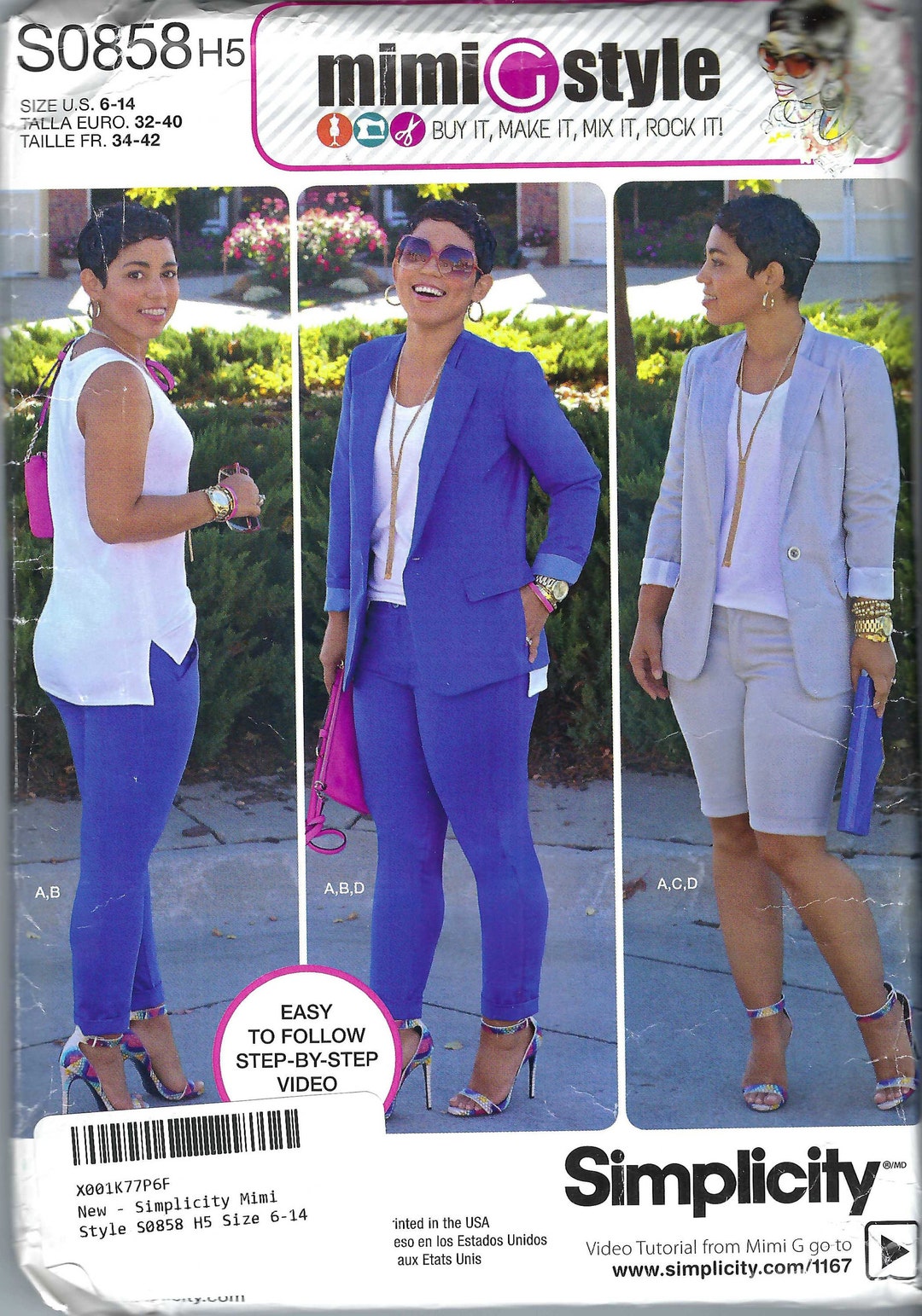 Uncut Simplicity Sewing Pattern 858 826 1167 Sz 6-14 16-24 Mimi G ...