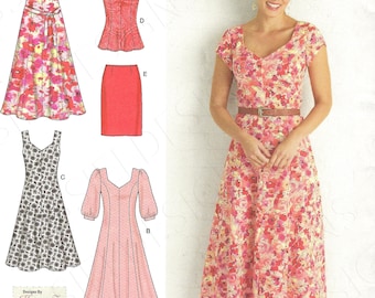 Uncut Simplicity Sewing Pattern 8960 Misses' Dress or | Etsy