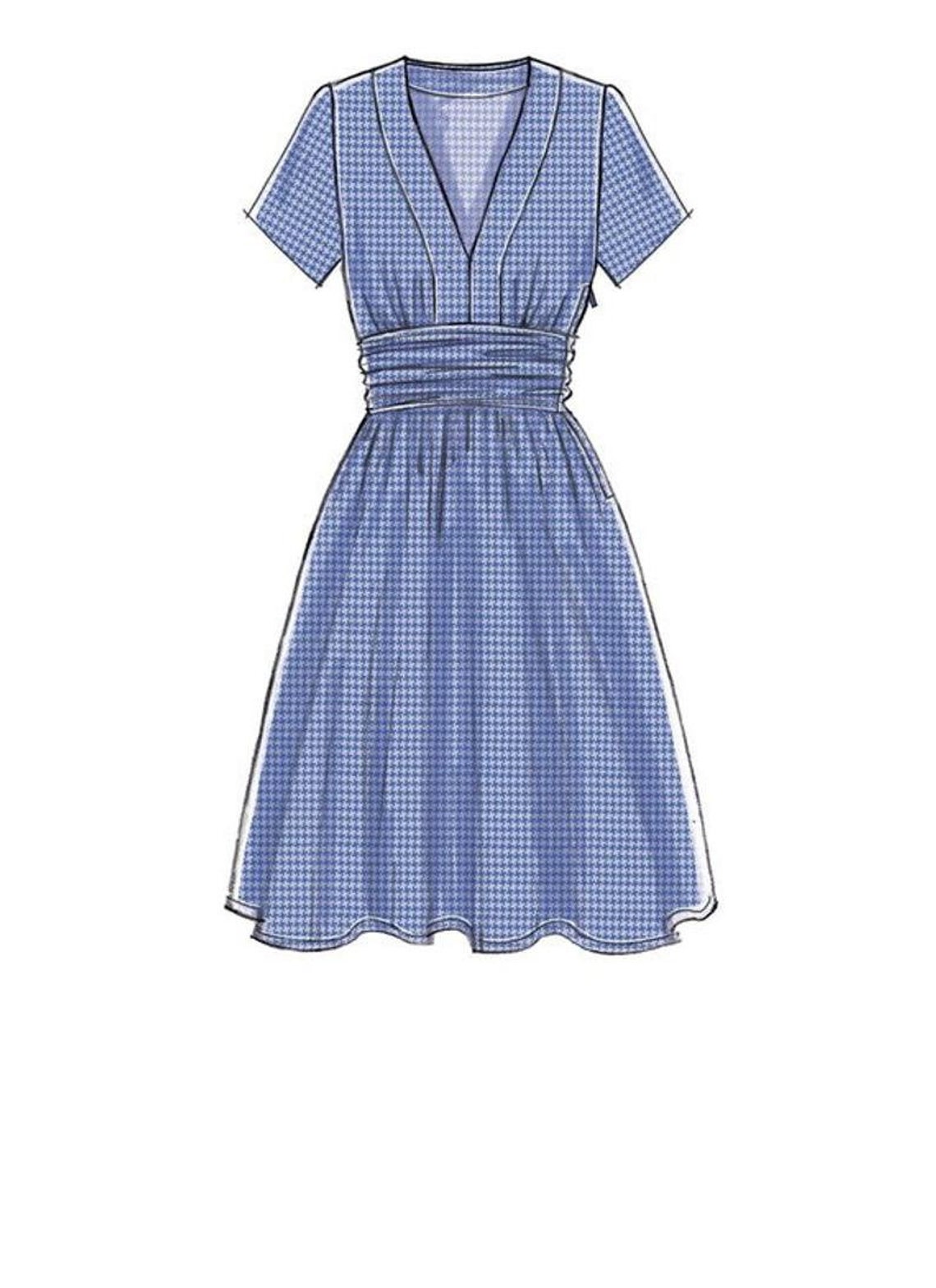 Uncut Mccall's Sewing Pattern M7537 7537 Misses' Banded Gathered-waist ...