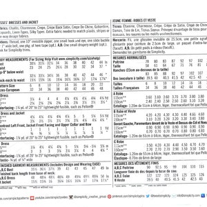 Uncut Simplicity Sewing Pattern 575 8247, 1930's Dress Short Jacket ...