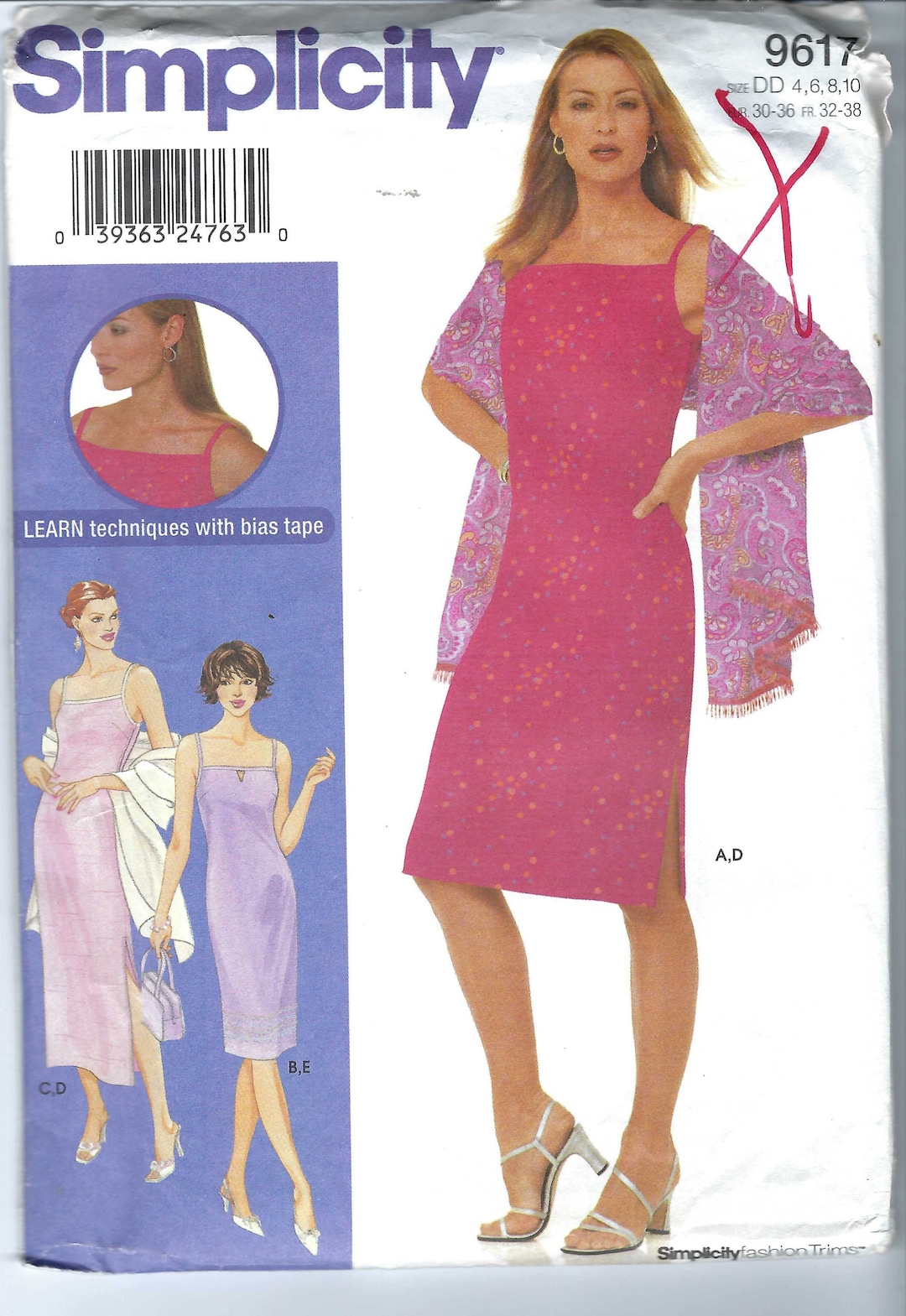Uncut Vintage Simplicity Sewing Pattern 9617 Sewing Pattern - Etsy