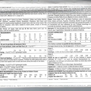 Uncut Vintage Simplicity Sewing Pattern Girl's Dress, Hat 7337 Apple ...