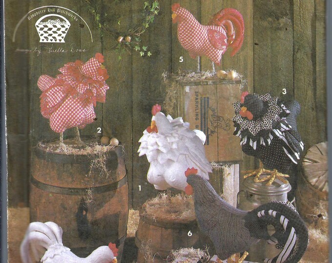 Uncut Simplicity Sewing Pattern 8399 Stuffed 17-inch Rooster and 19 ...