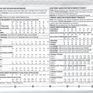 Uncut Simplicity Sewing Pattern 8297 Misses' Shirt With Sleeve and Hem ...