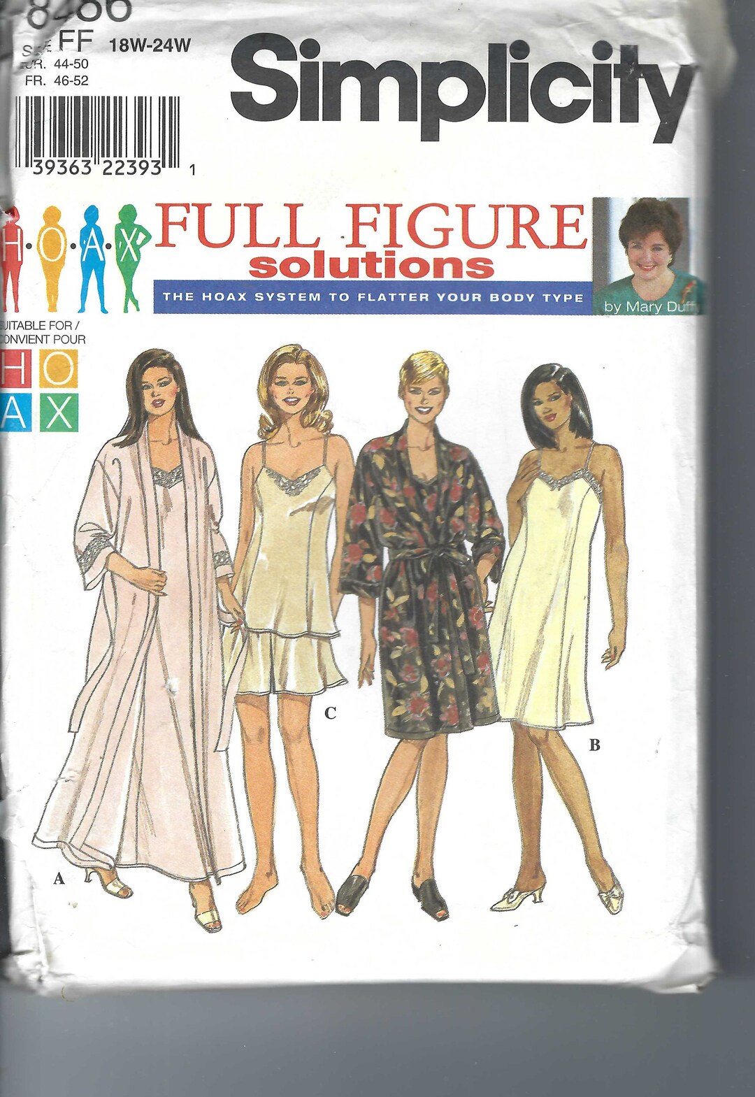 Uncut Vintage Simplicity Sewing Pattern 8486 Women's Petite Slip or ...