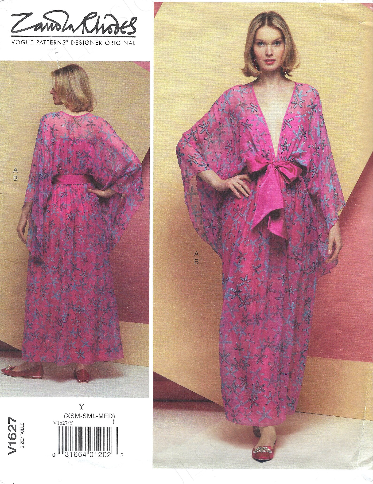 Uncut Vogue Sewing Pattern 1627 Zandra Rhodes Special Occasion | Etsy