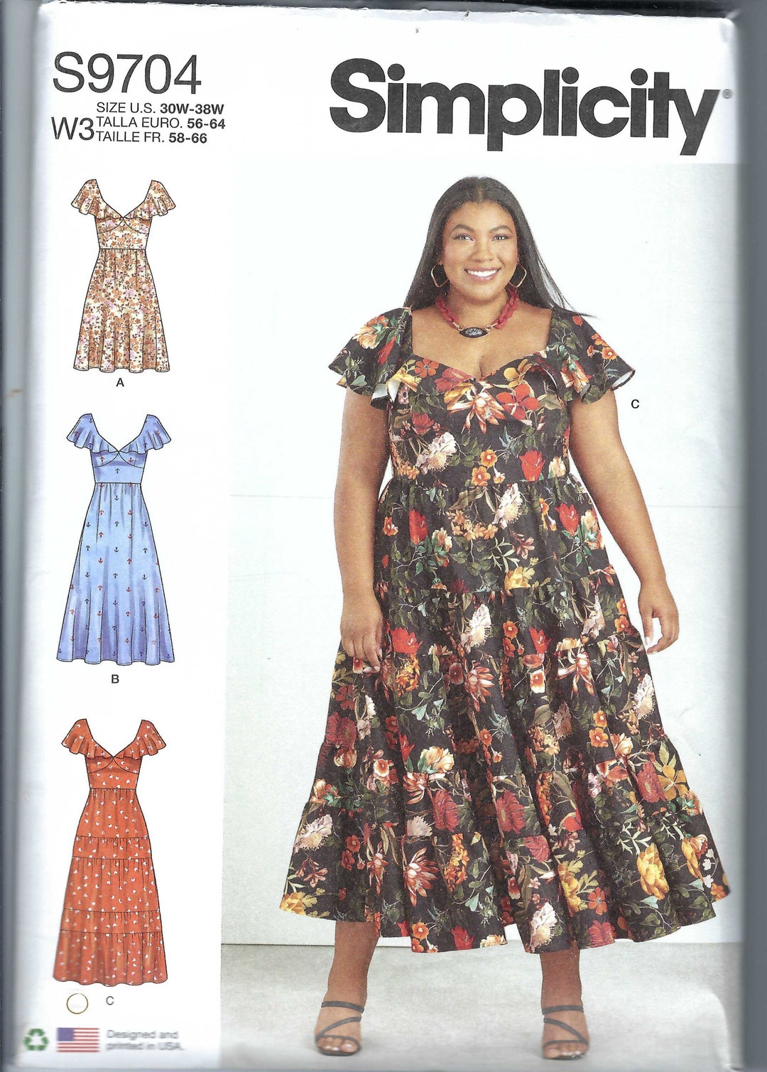 Uncut Simplicity Sewing Pattern 11692 9704 Size 20-28 30W-38W Misses ...