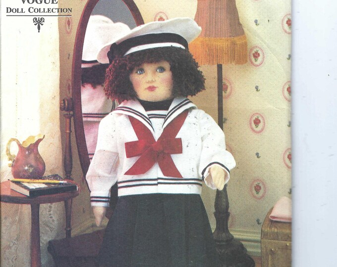 Uncut Vogue Sewing Pattern 8647 Linda Carr Stuffed Historical Rag Doll ...