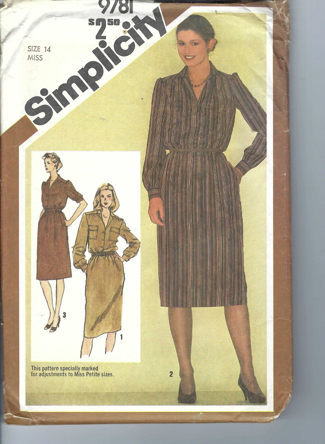 Uncut Vintage Simplicity Sewing Pattern 9781 Sewing Pattern Pullover ...