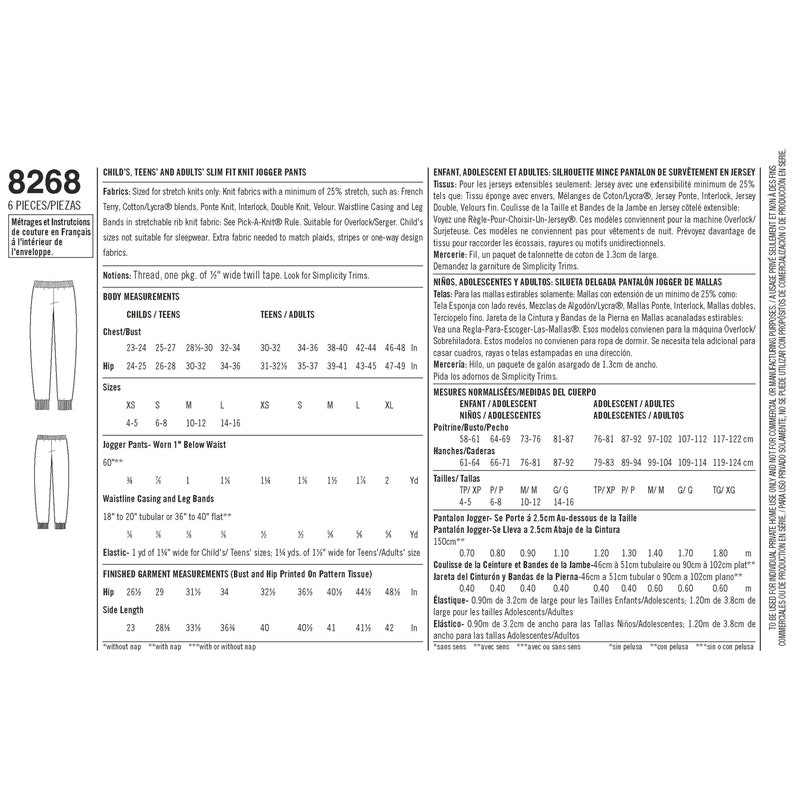 Uncut Simplicity Pattern 8268 583 Child's Teen's and - Etsy