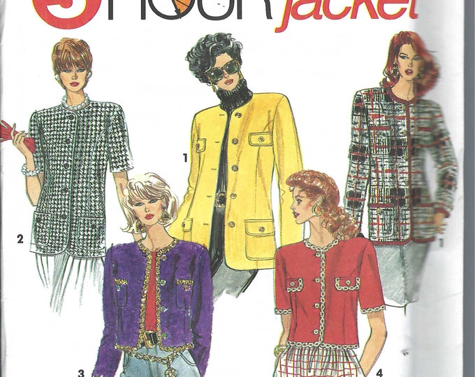 Uncut Vintage Simplicity Sewing Pattern Size 8-14 Misses' Easy Round ...