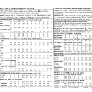 Uncut Simplicity Sewing Pattern 8926 10195 Misses' Dress or Top and ...