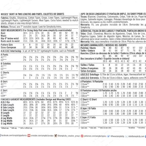 Uncut Simplicity Sewing Pattern 8092 Misses' Skirt Pants Culottes or ...