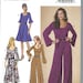 Uncut Butterick Sewing Pattern 6359 Misses'/women's Wrap-front Dresses ...