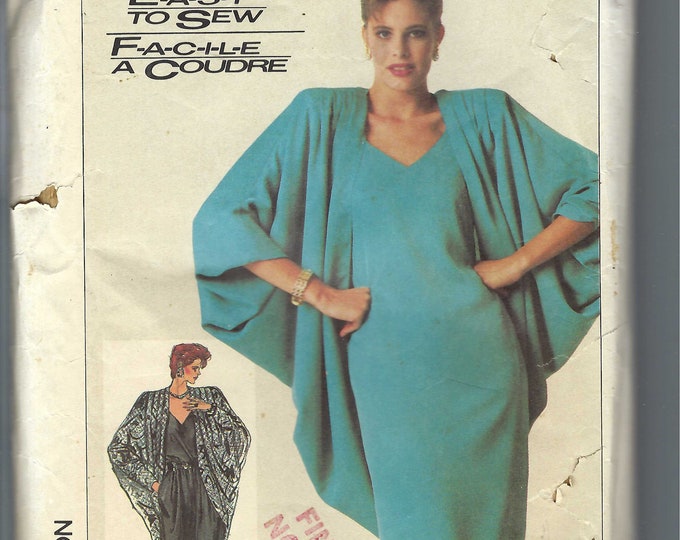 Uncut Vintage Simplicity Sewing Pattern 7849 Misses' Dress, Camisole ...