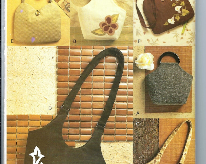 Uncut Vogue Sewing Pattern Shoulder Bag, Vogue 634 7812 Accessories ...