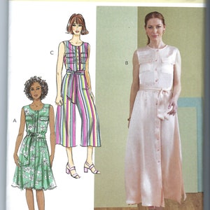 Uncut Butterick Sewing Pattern 6890 Misses' Dress - Etsy