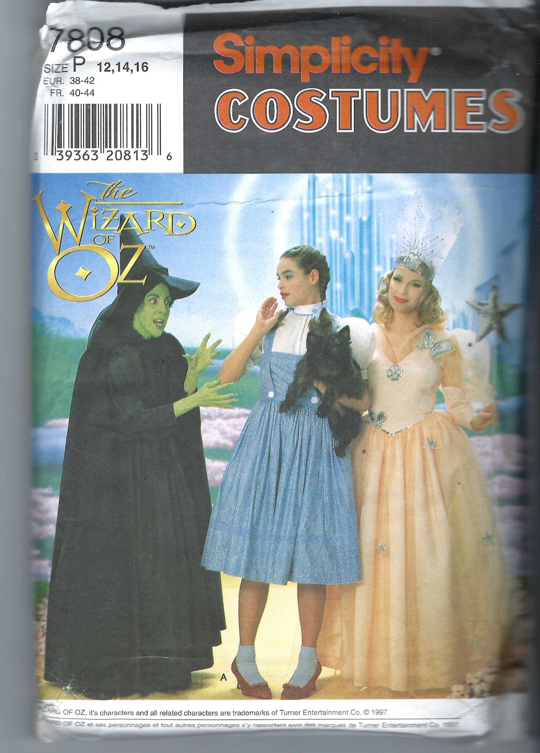 Uncut Simplicity Sewing Pattern 632 7808 Halloween Costume Dorothy ...